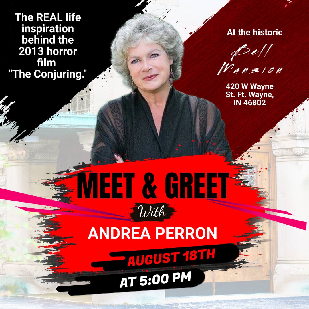 Andrea Perron at The Bell Mansion with Rupert Guy. | The Bell Mansion ...